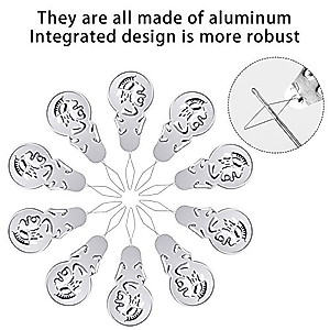 200 Pieces Needle Threader Stitch Insertion Hand Machine Sewing Tool Sizes 45 mm Aluminum Needle Threader Silver Tone Wire Loop for Embroidery DIY Sewing Crafts