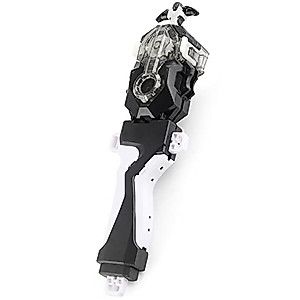 Desamvap Bey Battling Tops Burst Launcher and Grip, B-184 Custom Bey Launcher LR Left Right Spin DB Layer System Compatible with All Bey Burst Series (Black)