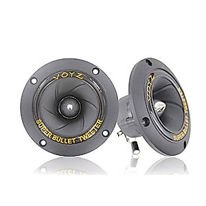 VOYZ 400 Watt 3.5” Piezo Super Horn Tweeters Aluminum Diaphragm 4-8 ohms 1 Pair (2pcs) (PET-1919)