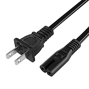 AC Power Cord for PS5 / PS4 / PS4 Slim / PS3 Slim / PS3 Super Slim, Xbox One S / Xbox One X / Xbox Series S / Xbox Series X, Playstation 5 Playstation 4 Slim Playstation 3 Slim Power Cable Replacement