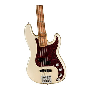 Fender Player Plus Precision Bass, Olympic Pearl, Pau Ferro Fingerboard