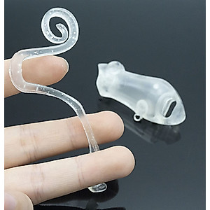 10pcs Unpainted Frog Crankbait Fishing Lure Body 70mm 9.75g Blank ABS with Silica Gel Leg 8119# Free 5mm Eye