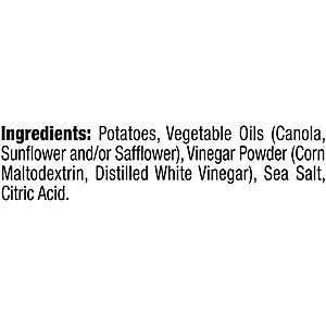 Kettle Brand Sea Salt and Vinegar Kettle Potato Chips, Gluten-Free, Non-GMO, 7.5 oz Bag