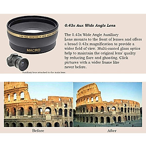 Canon EOS Rebel T7 Digital SLR Camera with Canon EF-S 18-55mm Image Stabilization II Lens, Sandisk 32GB SDHC Memory Cards with Commander Optics Accessory Bundle