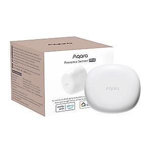 Aqara Presence Sensor FP1E Zigbee 3.0, Requires Aqara HUB, mmWave Radar Wired Motion Sensor, AI Spatial Learning, Supports HomeKit, Alexa, Google Home, SmartThings, Matter Over Bridge