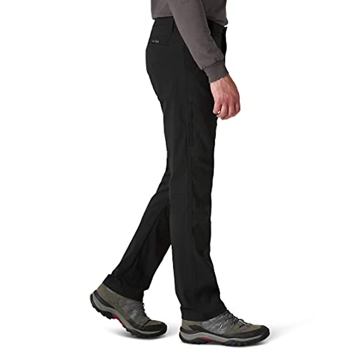 ATG by Wrangler mens Zip Pocket Trail Casual Pants, Black, 38W x 32L US