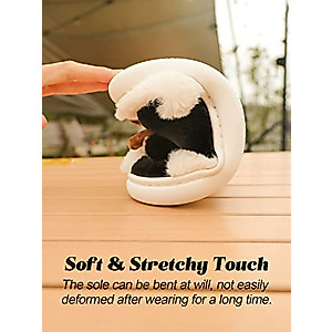 VRPQ Cow Slippers for Women, Cartoon Cute Animal Slippers, House Slippers Home Winter Slipper Indoor Outdoor Cow Slides for Women Men