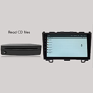 Car External CD Player Car Portable USB Integrated Add-on CD Player for Android Navigation/TV/PC with USB Plug and Play