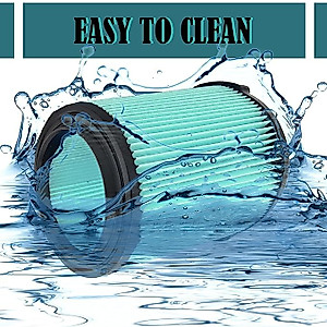 5-Layer Replacement Vacuum Filter VF6000 Compatible with Ridgid Wet/Dry Shop Vac 5-20 Gallon Vacuums WD5500 WD0671 WD6425 WD7000 WD1280 WD1851 WD1680 WD1956 RV2400A 1400RV RV2600B