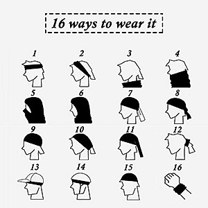 Stretchy Under Caps for Hijab Black Under Scarf Tube Cap Hijab Accessory (4pcs-1)