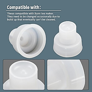 15 Pack 00600.1000 Faucet Silicone Rubber Seat Cup Replacement Parts, Compatible with Bunn Beverage Equipment