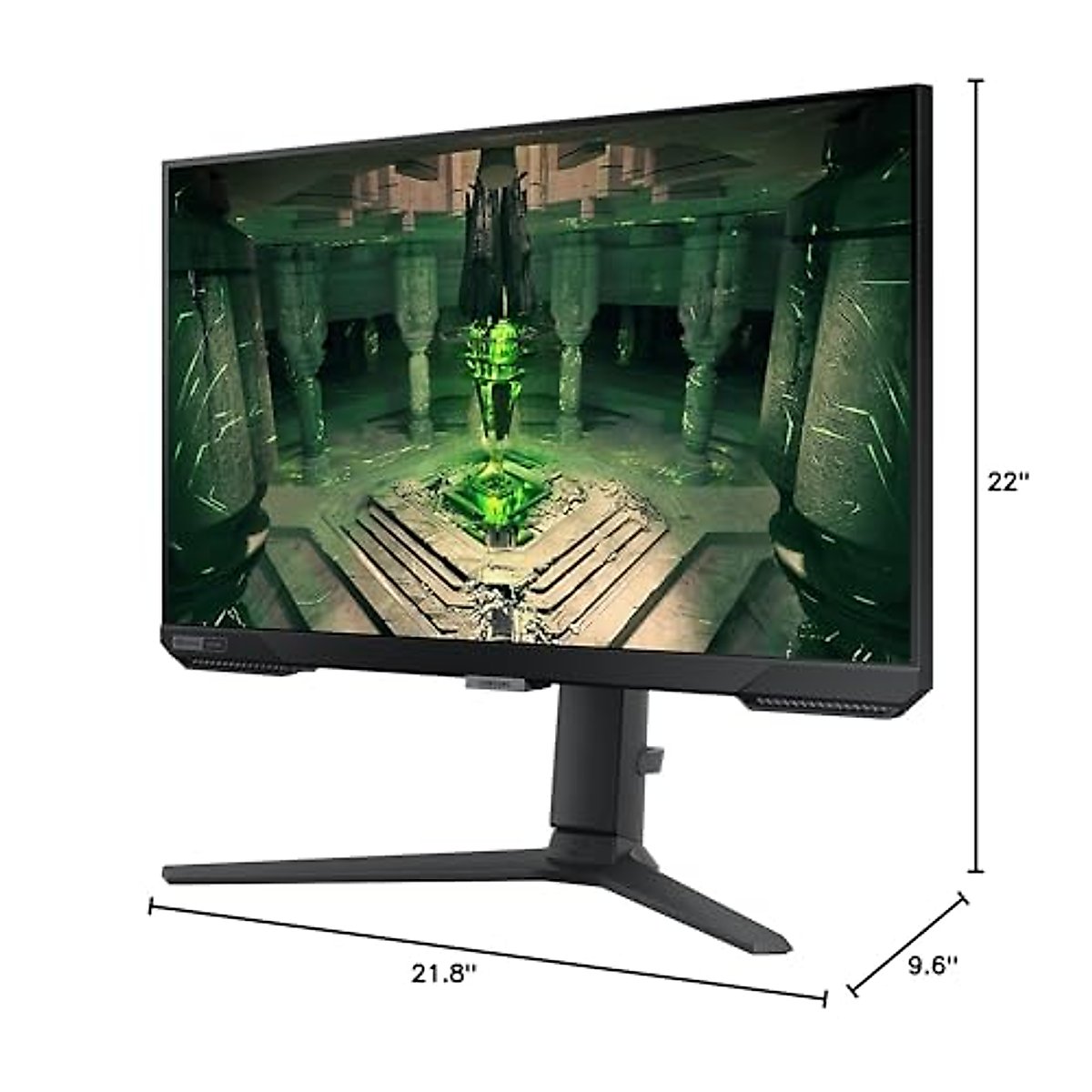 SAMSUNG 25" Odyssey G4 Series FHD Gaming Monitor, IPS, 240Hz, 1ms, G-Sync Compatible, AMD FreeSync Premium, HDR10, Ultrawide Game View, DisplayPort, HDMI, Fully Adjustable Stand, LS25BG402ENXGO