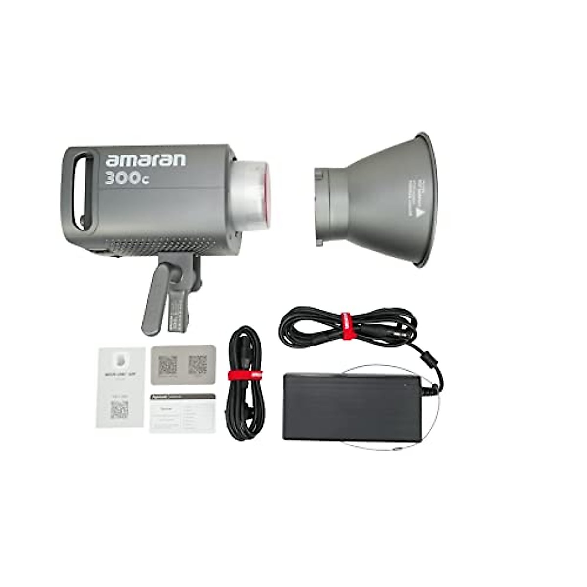 Aputure Amaran 300c RGB COB Video Light Bowen Mount 2,500K to 7,500K CCT with G/M Adjustment 26,580 lux @ 1m with Hyper Reflector Support APP Control