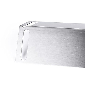 Hiorucet Grill Heat Plates Replacement for Charbroil 463211513, 463211514, 463211512, 463211511, 16 1/2 Inch Stainless Steel Heat Shields, Heat Tents, Burner Covers.(4-Pack)