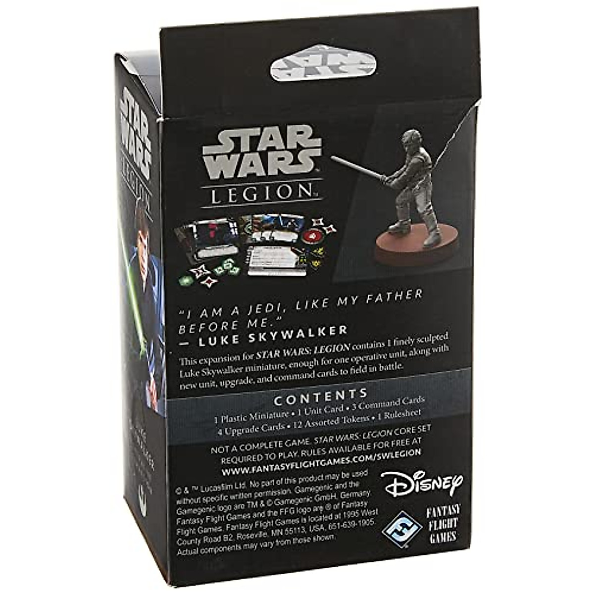 Star Wars Legion Luke Skywalker Expansion | Two Player Battle Game | Miniatures Game | Strategy Game for Adults and Teens | Ages 14+ | Average Playtime 3 Hours | Made by Atomic Mass Games