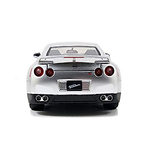 Fast & Furious '09 Nissan R35 Vehicle 1:24 Diecast By Jada Toys, Silver