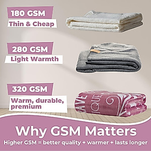 FILO ESTILO Daughter Gifts from Dad, Mom for Christmas, Daughter Throw Blanket Bedroom Décor for Girls, Birthday Gifts for Daughter, Unique Presents for Daughters 60x50 Inches (Pink)