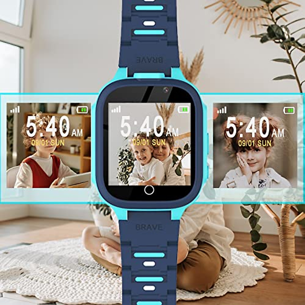 PTHTECHUS Smart Watch Toys for Kids - Boys Girls Smartwatch with 14 Games Music MP3 Player HD Selfie Camera Flashlight Calculator Calendar Alarm Timer 12/24 Hours for 4-12 Years Old Students