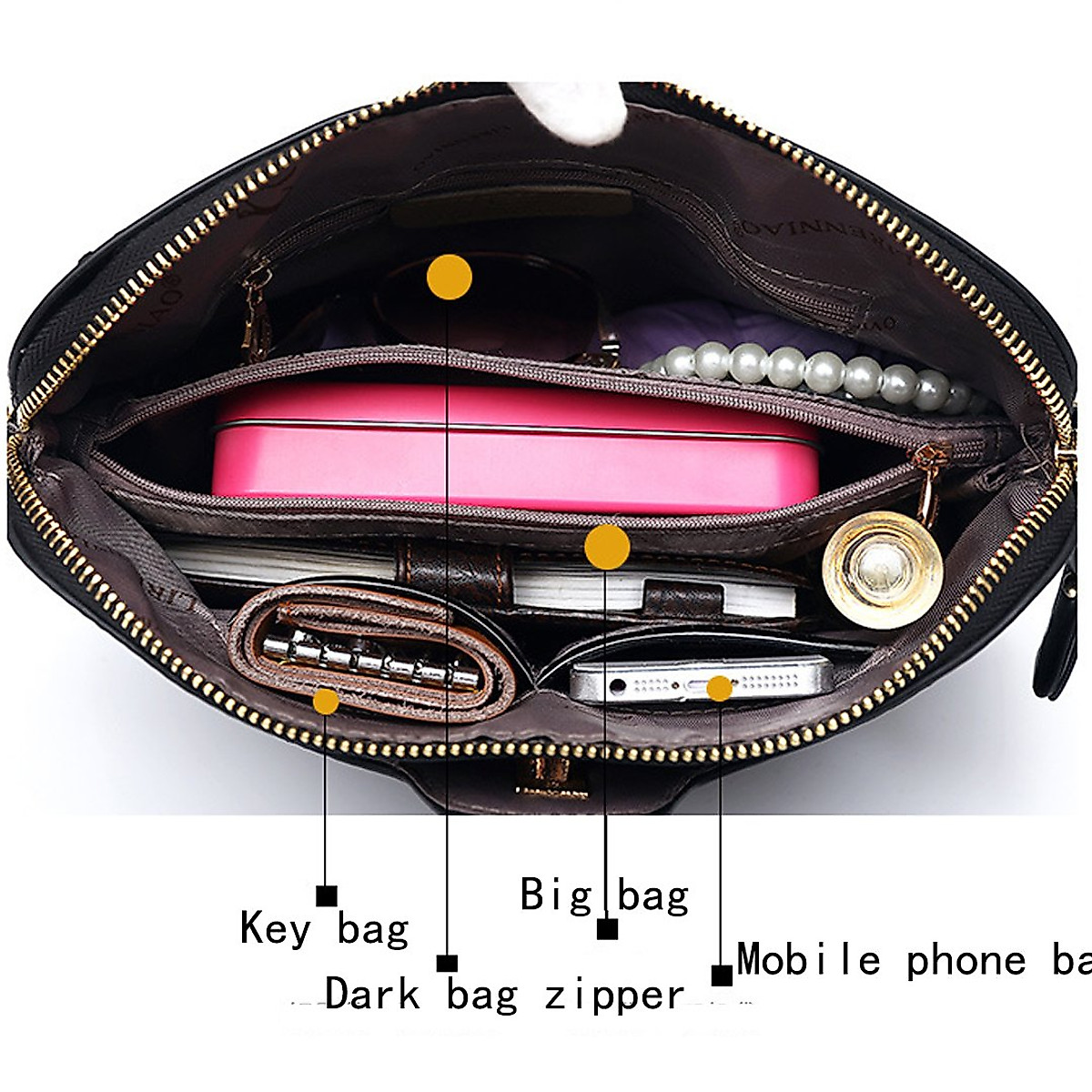 Women PU Patent Leather Alligator Stripe Handbag Clutch Shoulder Bag Cross Body Bag Clutch Handbag Shell Bag(Black)