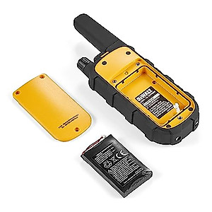 DEWALT DXFRS800 2 Watt Heavy Duty Walkie Talkies - Waterproof, Shock Resistant, Long Range & Rechargeable Two-Way Radio with VOX (2 Pack)