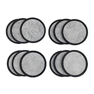 Xcivi 12 Pack Replacement Water Filter Discs for Mr. Coffee Coffee Maker, Activated Charcoal Water Purification Dics