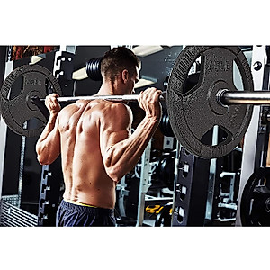 LIONSCOOL 2-Inch Olympic Grip Plate in Pairs or Single (10LB PAIR)