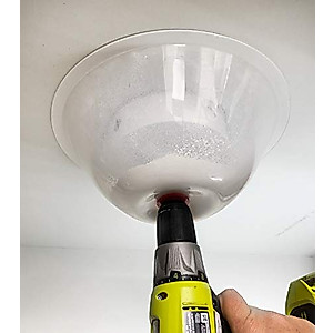 Disston E0215000 Blu-Mol RemGrit Hole Saw Accessories Silicone Dust Bowl, for Installing Recessed Lights and Works With All Hole Saws compatible with Fiberglass