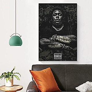JInhua Rod Wave Soulfly Poster for Room Aesthetic Decorative Painting Canvas Wall Art Dorm Office Decor Gift 12x18inch(30x45cm) Unframe style