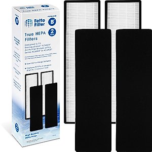 FLT4825 True HEPA H13 Filter B Compatible with GermGuardian Air Purifier AC4300BPTCA AC4900CA AC4820 AC4825 AC4870 AC4825DLX AC4850PT CDAP4500BCA CDAP4500WCA AP2200CA BLACK+DECKER BXAP148. 2-Pack