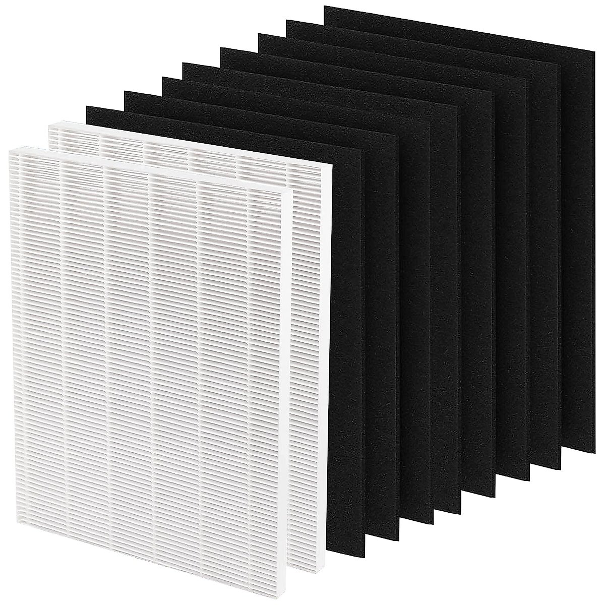 CERO D480 Replacement Filter D4 Compatible with Winix D480 Air Purifier, Item Number 1712-0100-00, 2 Grade Filter & 8 Activated Carbon Filters