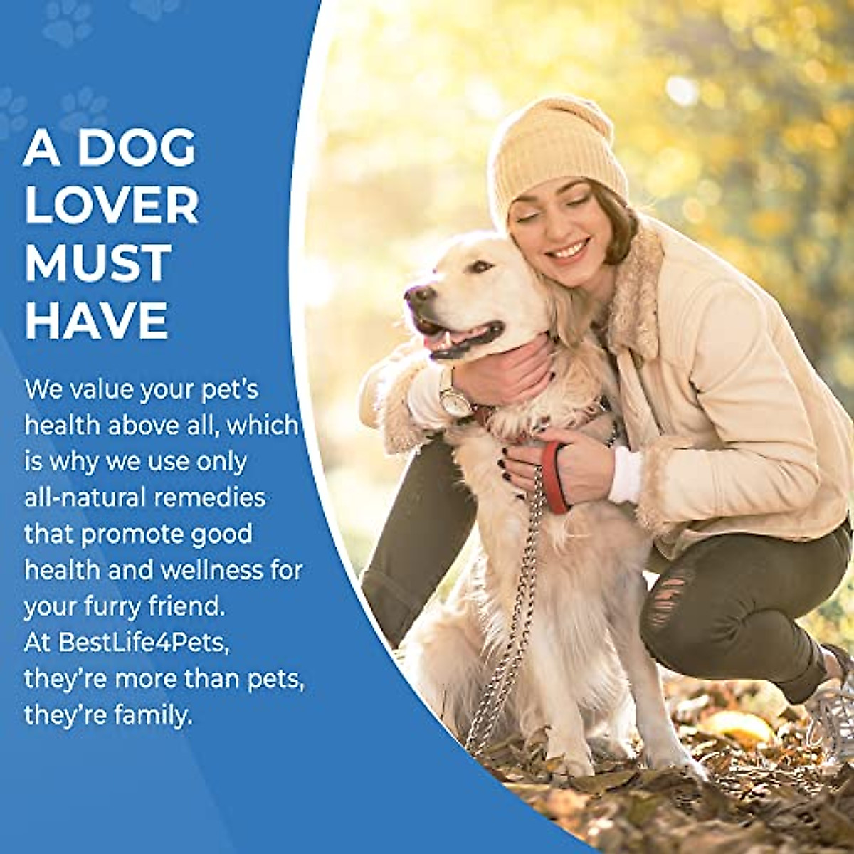 BestLife4Pets Breathe Easy Respiratory Support for Dog - All-Natural All-in-One Pet Supply for Natural Relief for Kennel Cough, Runny Nose, Sneezing and Sinus Congestion - Easy to Use Pills