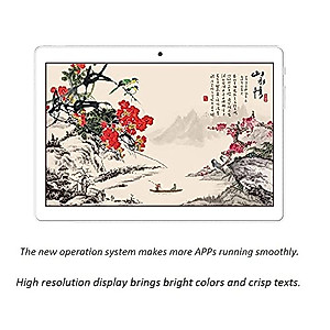 ibowin 10.1Inch 1280x800 IPS Android 10.0OS Tablet PC 2G RAM 32G ROM Quad-core Processor Type C Charge 3G Unlocked SIM 5M Camera Bluetooth (Golden)