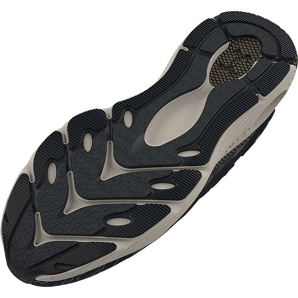 Under Armour Unisex HOVR Revenant CAMO Cross Trainer, Black (002)/Metallic Ore, 10.5 US Men