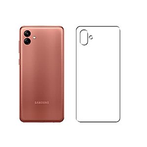 Puccy 2 Pack Back Screen Protector Film, compatible with Samsung Galaxy A04 TPU Guard Cover （ Not Tempered Glass/Not Front Screen Protectors ）