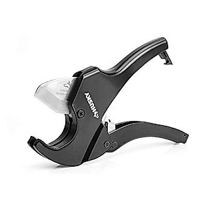 Husky 1-1/4 in.PVC, CPVC, PP, PEX and PE piping Ratcheting PVC Cutter with quick change blade mechanism