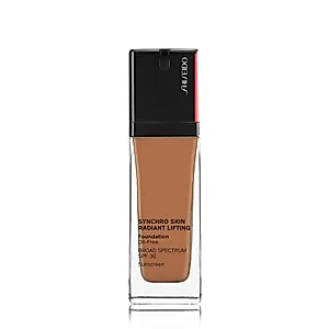 Shiseido Synchro Skin Radiant Lifting Foundation SPF 30, 430 Cedar - 30 mL - Medium-to-Full, Buildable Coverage - 24-HR Hydration - Transfer, Crease & Smudge Resistant - Non-Comedogenic
