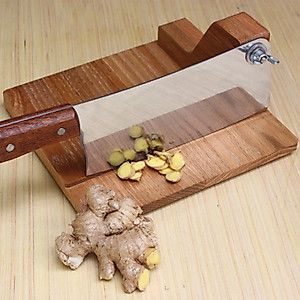Billy Buckskin Original Biltong Cutter | Easily Slices Through Biltong & Jerky | Biltong Slicer for Beef Biltong Slabs | Cut Thin Slices | Made in the USA | Quality Oak Wood with Removable Blade