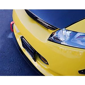 iJDMTOY Sports Red Appearance Racing Style Nylon Tow Strap Universal Fit Compatible with Front or Rear Bumper