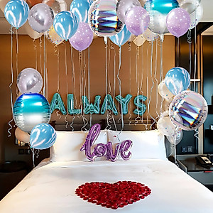 Cheerland Iridescent Balloon bouquet Holographic Party Decorations Birthday Balloon Arch Bachelorette Bridal Baby Shower Graduation Christmas New Year Party Supplies