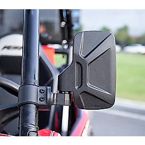 SHEJISI UTV Side Mirrors for 1.75"-2"Inch Roll Bar, （2 Pack）Easy-Adjustable New UTV Mirrors Side View, Compatible With Polaris RZR1000 900 800, Kawasaki Mule, Honda Pioneer SXS, Yamaha YXZ Wolverine