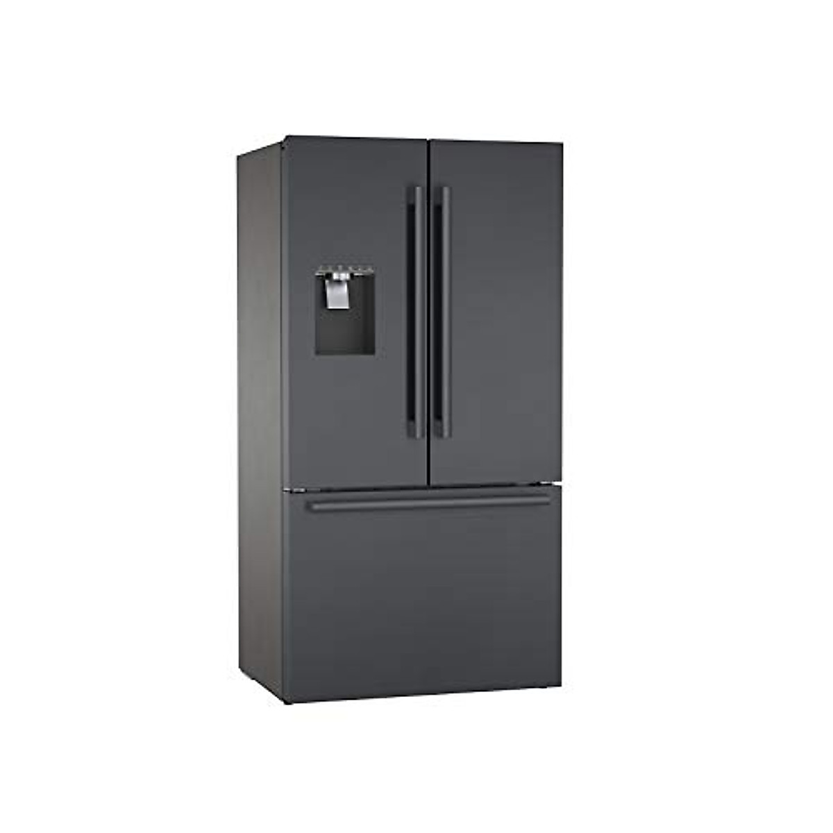 BOSCH 500 Series 36" Black Stainless Steel Counter-Depth 3-Door Refrigerator - B36CD50SNB