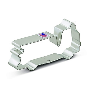 Firetruck Cookie Cutter 5" Made in USA by Ann Clark