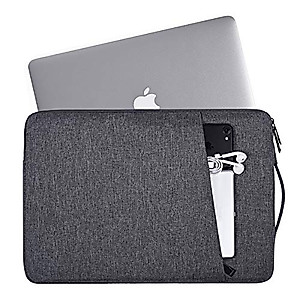 14 inch Laptop Sleeve Case, Padded Protective Travel Carry Bag for HP 14 Laptop, HP Pavilion 14, Dell Inspiron 14, Lenovo ideapad 14, ASUS VivoBook 14 Computer Cover -Space Grey