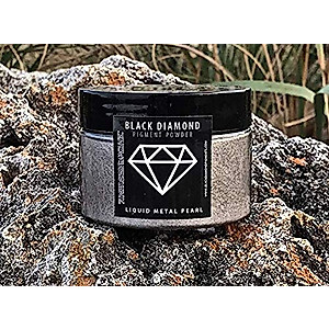 51g/1.8oz "LIQUID METAL PEARL"Black Diamond Pigments® Multipurpose DIY Arts and Crafts Additive | Natural Bath Bombs, Resin Art, Slime, Epoxy, Soap, Nail Polish