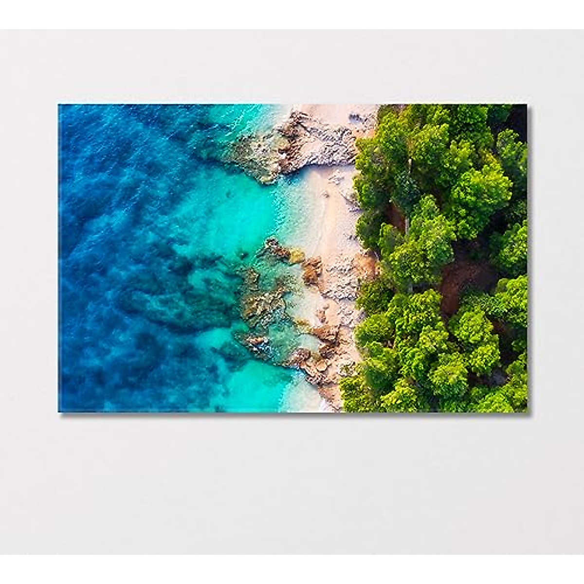 Croatia's Turquoise Coast Canvas Print 5 Panels / 36x24 inches