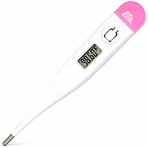 MABIS Digital Basal Body Thermometer for Ovulation Tracking, Fertility, Period Tracking and Natural Family Planning with Beeper & Memory, Oral Use Only