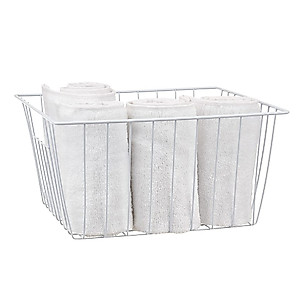 Freezer Storage Organizer Baskets, Household Refrigerator Chest Organization with Built-in Handles for Cabinets, Pantry, Closets, Bedrooms