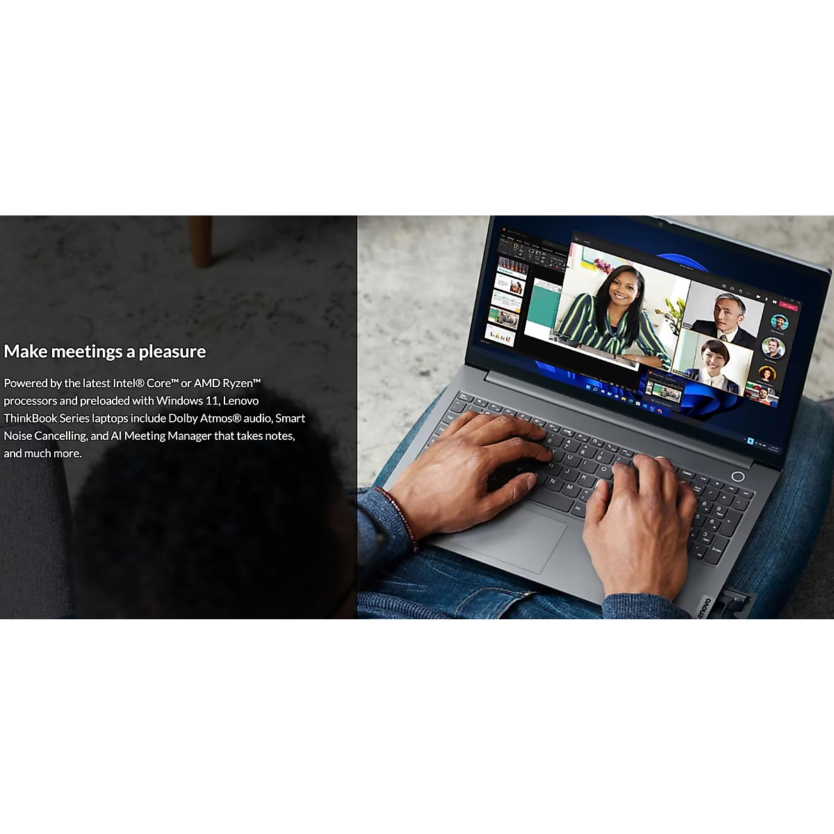 Lenovo ThinkBook 15 Gen 4 Business Laptop (15.6" FHD Anti-Glare, Intel 10-Core i7-1255U, 40GB RAM, 1TB PCIe SSD), 1080p Webcam, Narrow Bezel, Fingerprint, Wi-Fi 6, Ethernet, Win 11 Pro, Grey - 2024