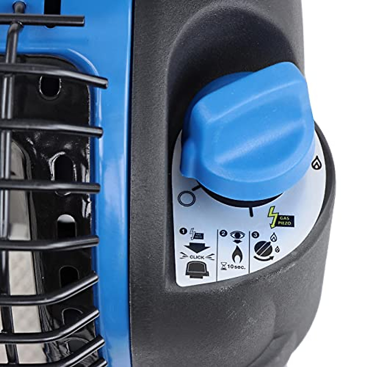 Portable Space Heater - 4000-7000 BTU Portable Propane Heater Non-Electric Gas Appliance with 225 SqFt Coverage