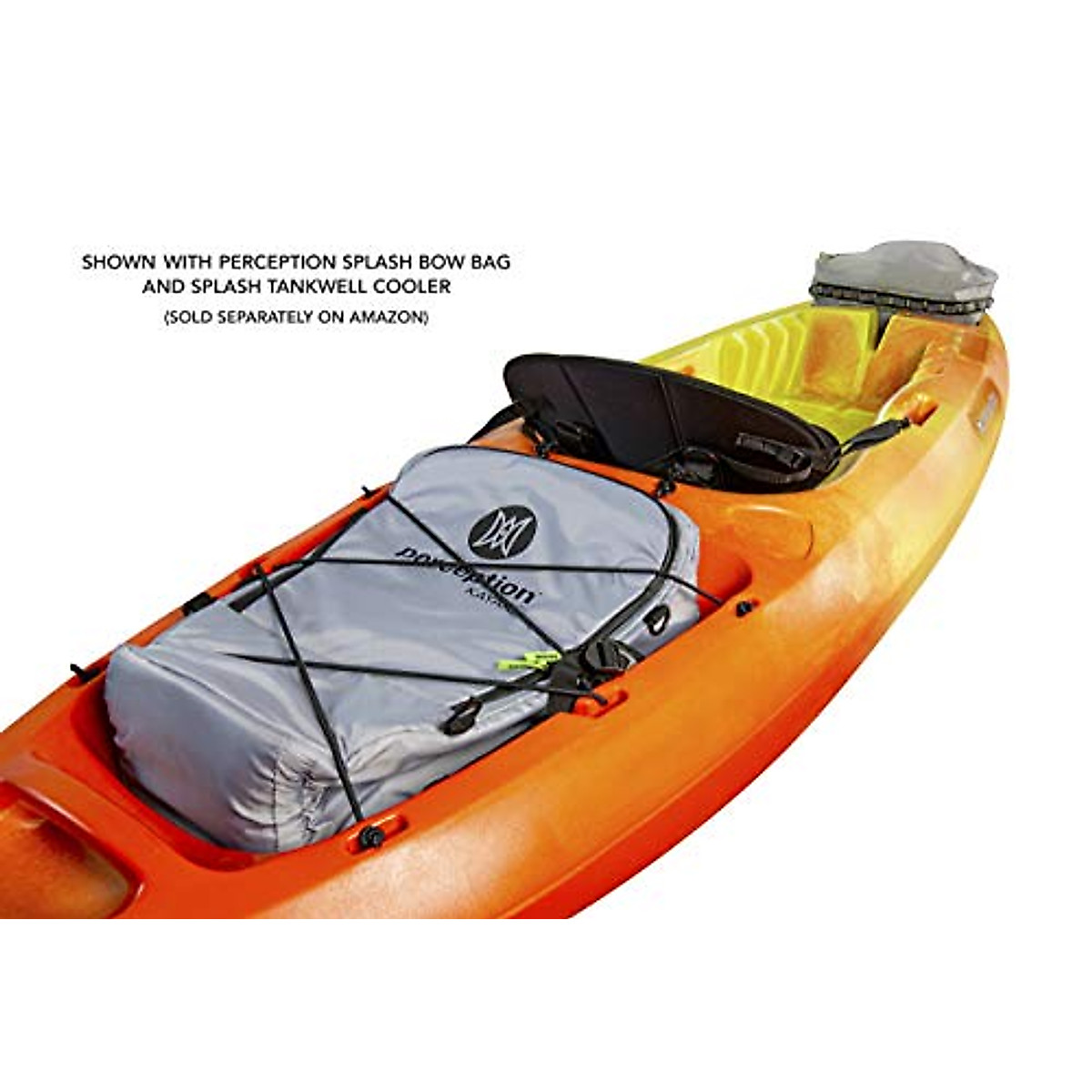 Perception Kayaks Zip 9.5 | Sit on Top Kayak | Stable and Fast | Multiple footrests | 9' 6" | Blaze